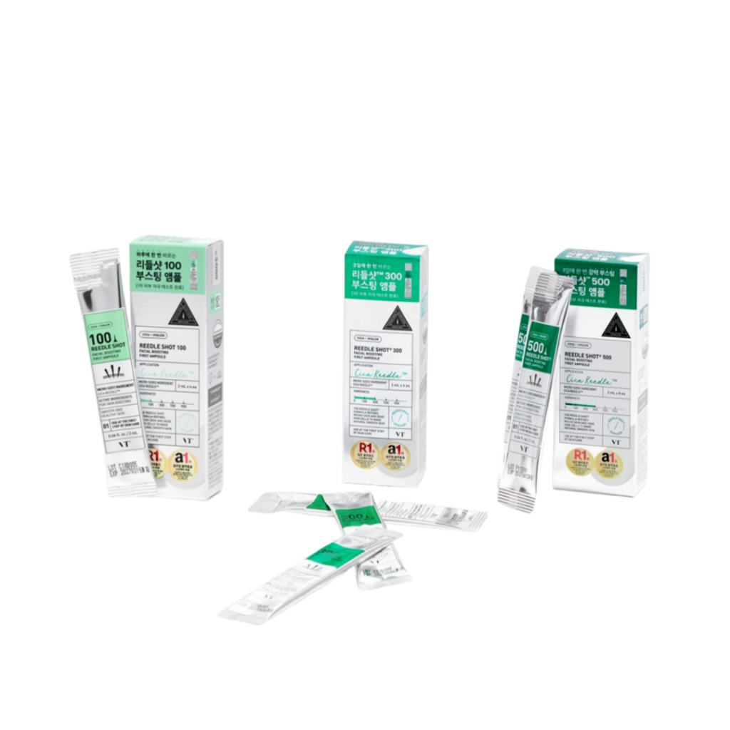 VT REEDLE SHOT Facial Boosting First Ampoule Step-by-Step Set 100(6EA ...