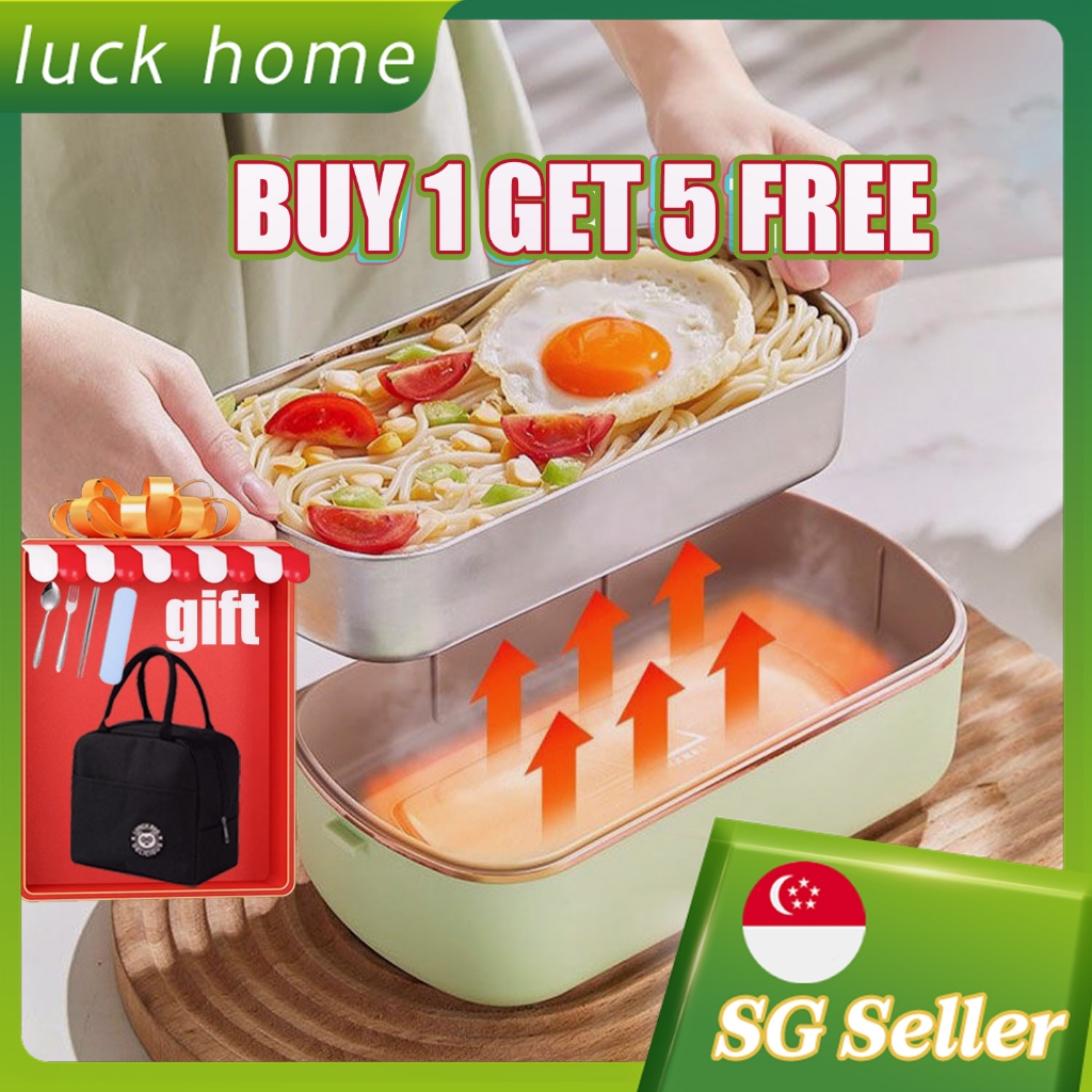 *LUCK HOME*Electric Lunch Box, Heating Lunch Box for Work with Power ...