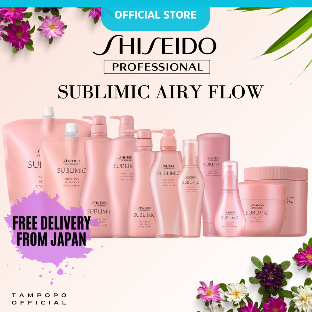 【SALON SIZE】SHISEIDO SUBLIMIC AIRY FLOW Shampoo Treatment Mask Oil【Direct from Japan】 | Shopee ...