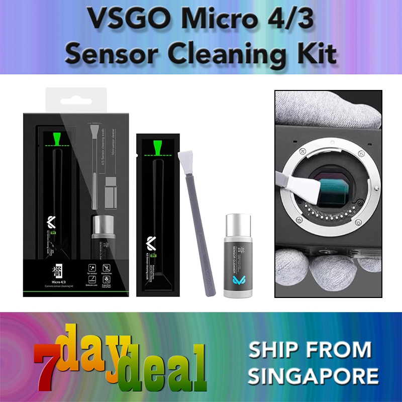VSGO M43 Micro Four Thirds Sensor Cleaning Swab Kit (VS-S01) | Shopee ...