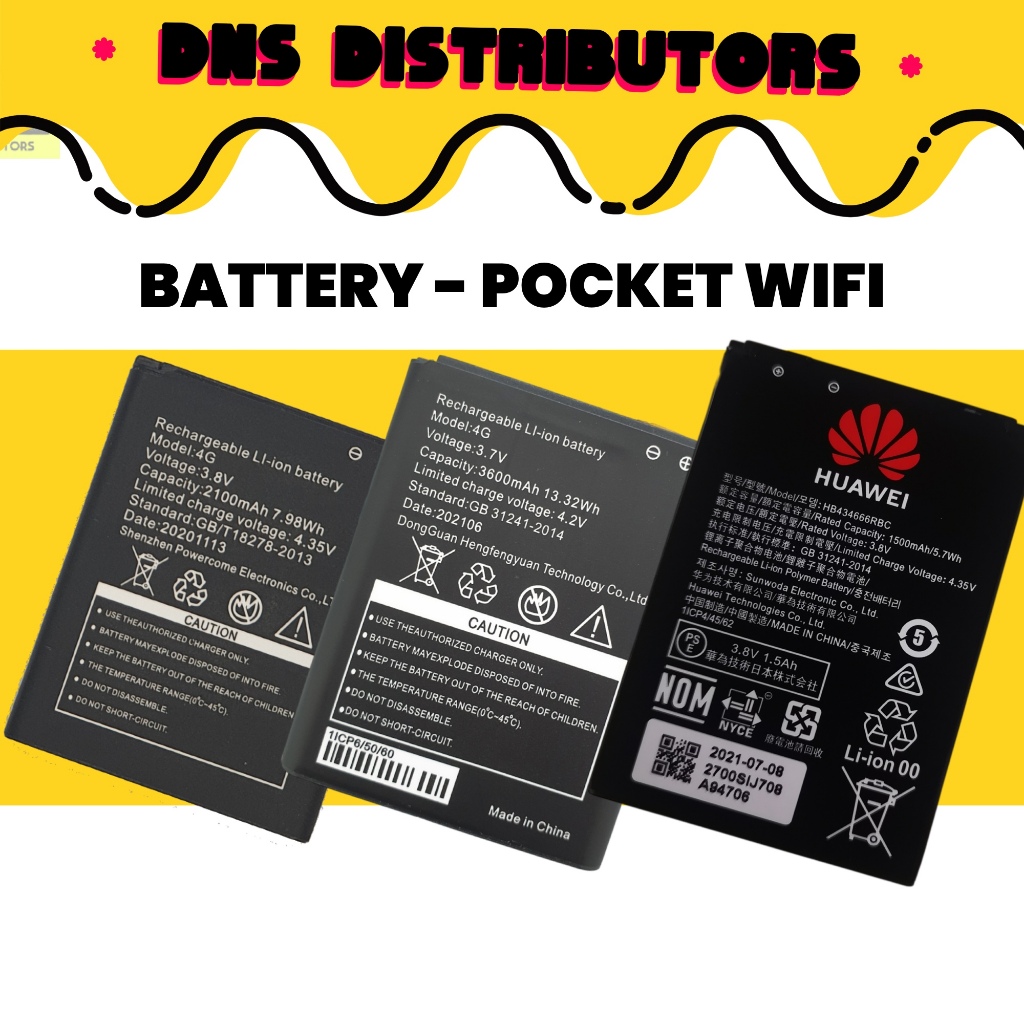 Battery D5 D6 A8+ D9 D921 LT600 E5573 Huawei MiFi Stanby Battery WiFi ...