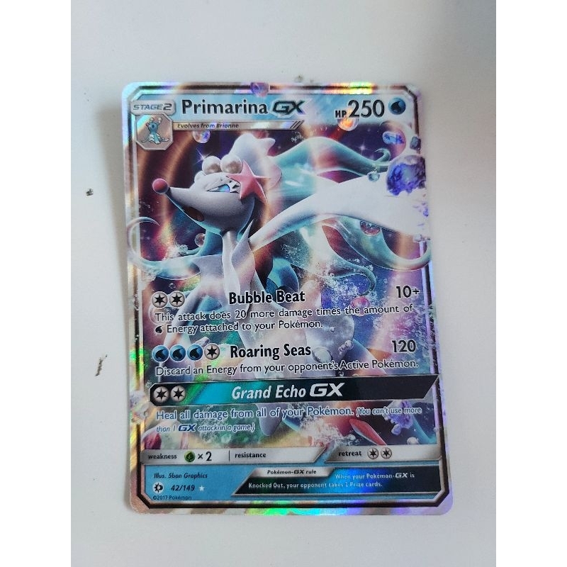 Pokemon primarina gx sun and moon card | Shopee Singapore
