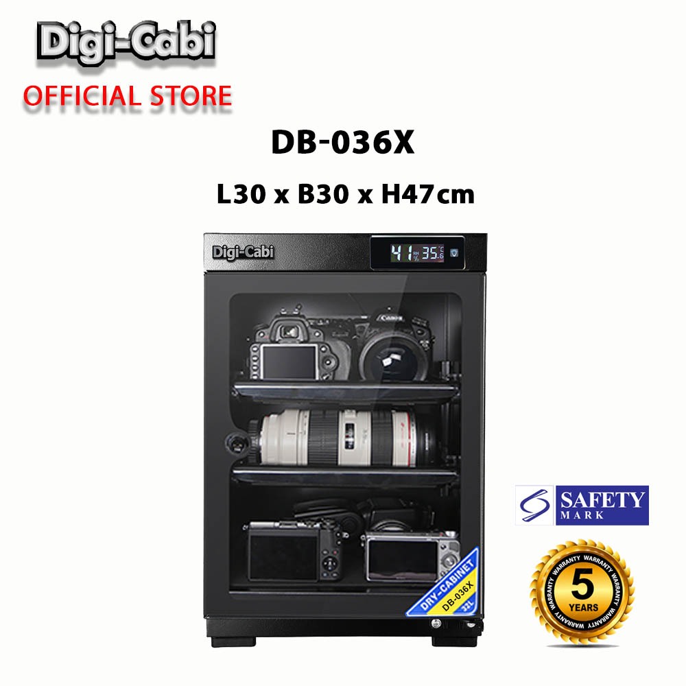 Digi-Cabi Electronic Dry Cabinet DB-036X/DHC-036X | Shopee Singapore