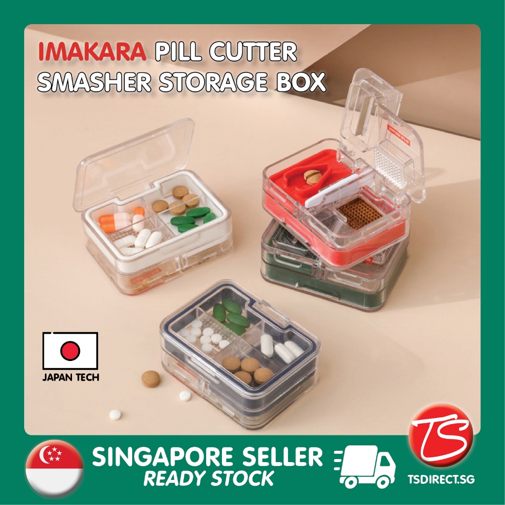 Japanese Imakara Portable Hand Held Sorting Pill Tablet Box ...