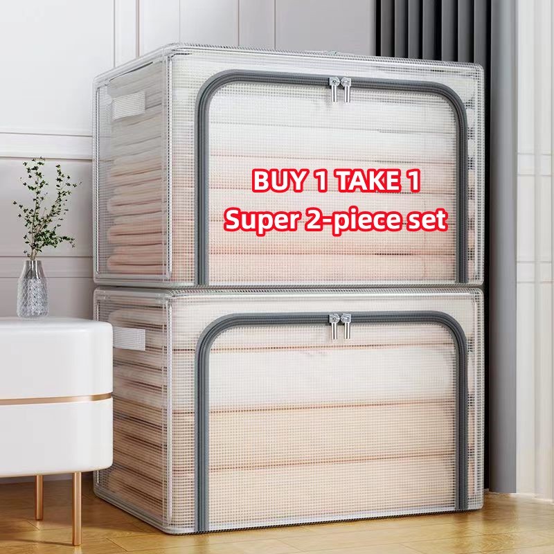 【Love Storage Home.sg】Foldable Storage Box | Upgrade steel frame ...