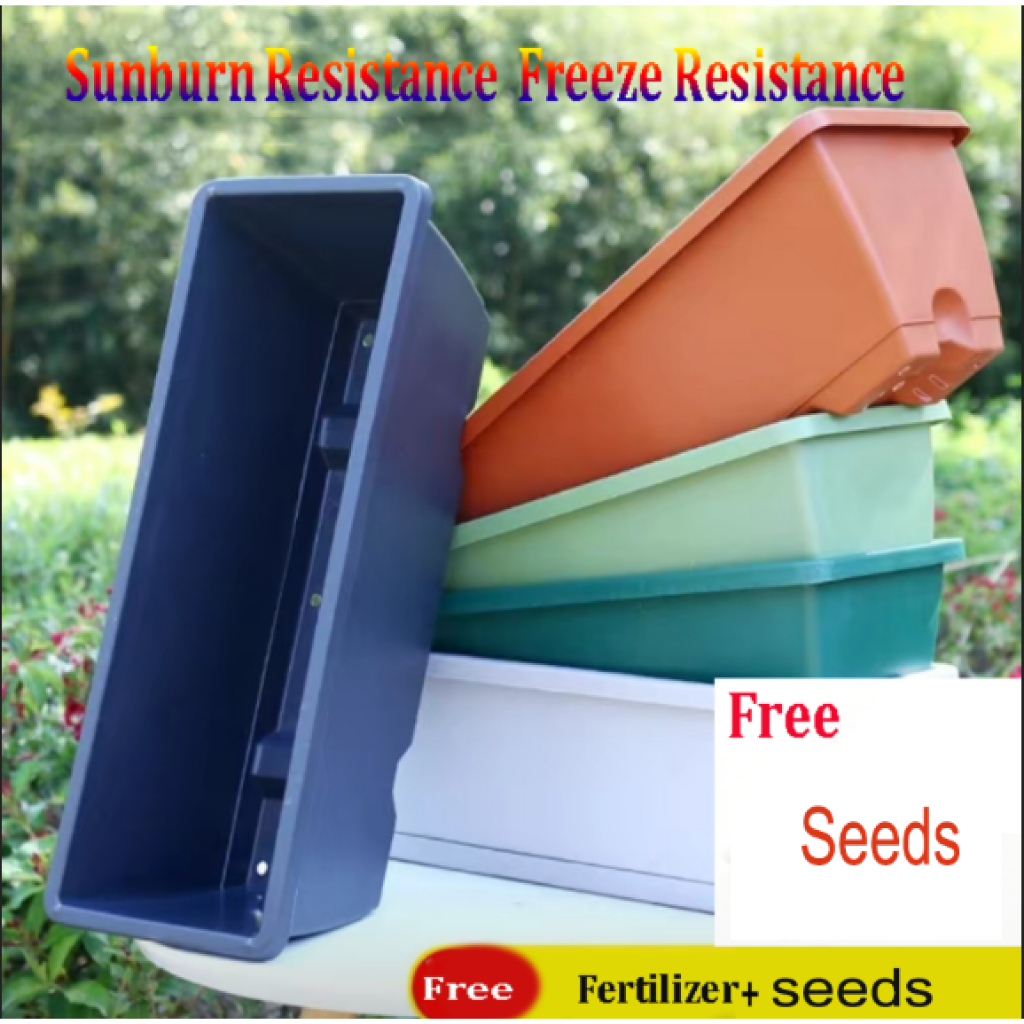 【Buy1free1l】Large-sized Planters Flower Rectangle Pot vegetable ...
