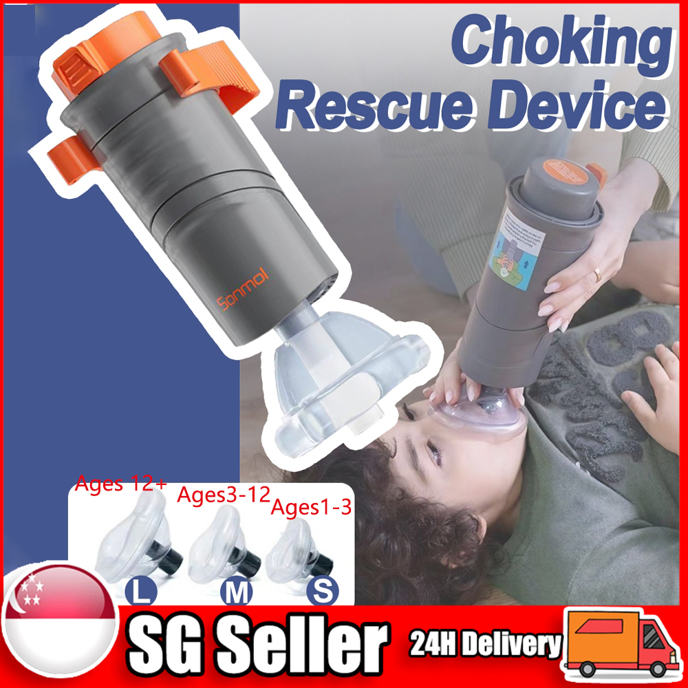 【SG Seller】Choking Rescue Device Adults & Children with 3 Masks Anti ...
