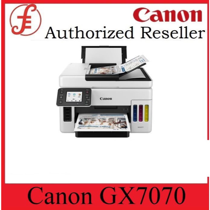 Canon MAXIFY GX7070 Easy Refillable Ink Tank Wireless 4-in-1 Duplex ...