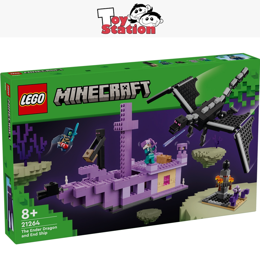 LEGO Minecraft 21264 The Ender Dragon and End Ship | Shopee Singapore