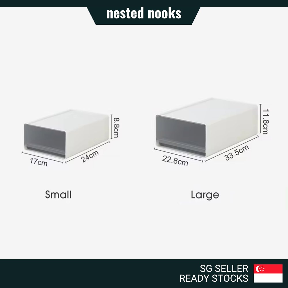 Stackable Desktop Drawer Storage Box Organizer Box A4 Drawer A5 ...