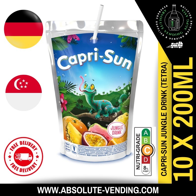 CAPRISUN Jungle Drink 200ML X 10 (TETRA) | Shopee Singapore