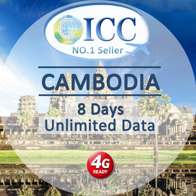 ICC_Cambodia 8 Days Unlimited Data SIM Card | Shopee Singapore