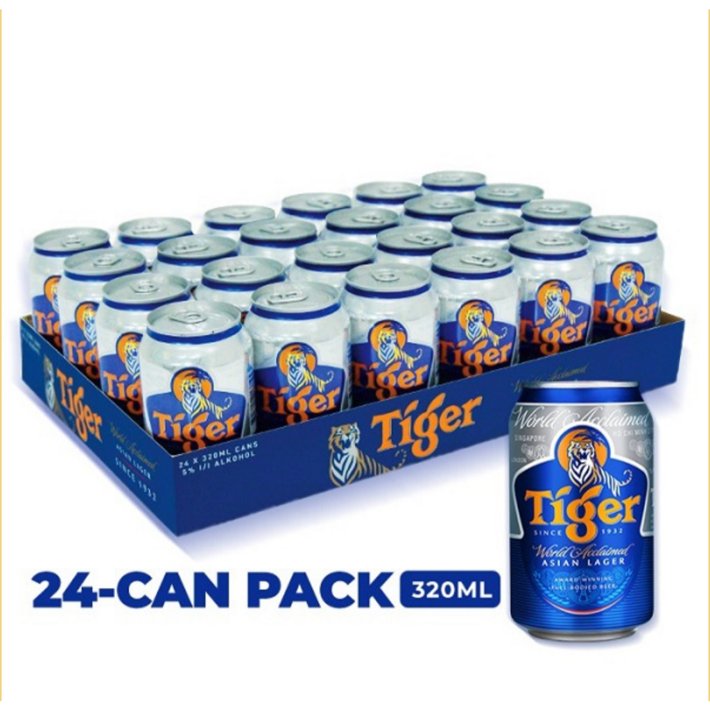 Tiger Beer 24 Can Carton | Shopee Singapore