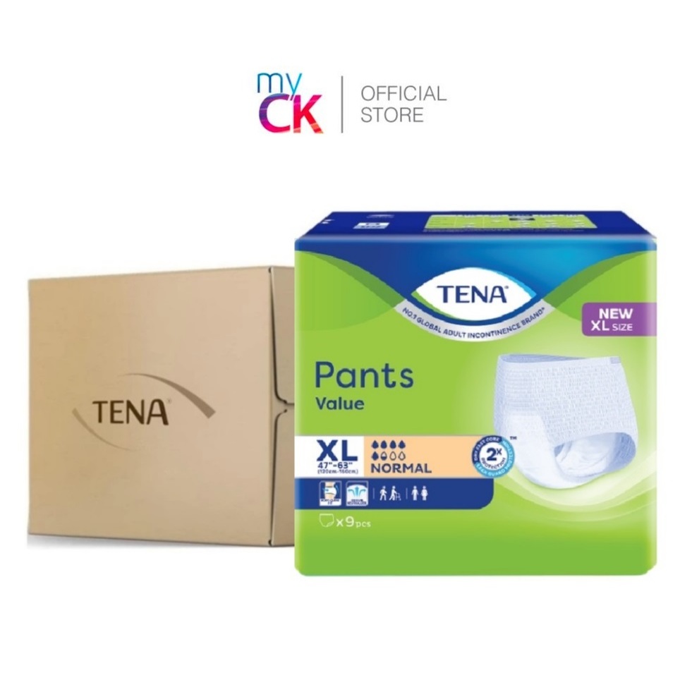 (Bundle of 8) TENA Value Tape Adult Diaper XL8's (127-157cm) | Shopee Singapore