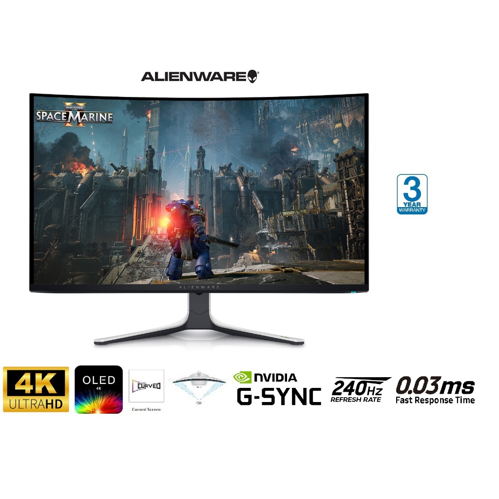 New ALIENWARE AW3225QF 32inch 4K QD-OLED GAMING MONITOR -Ready stock ...