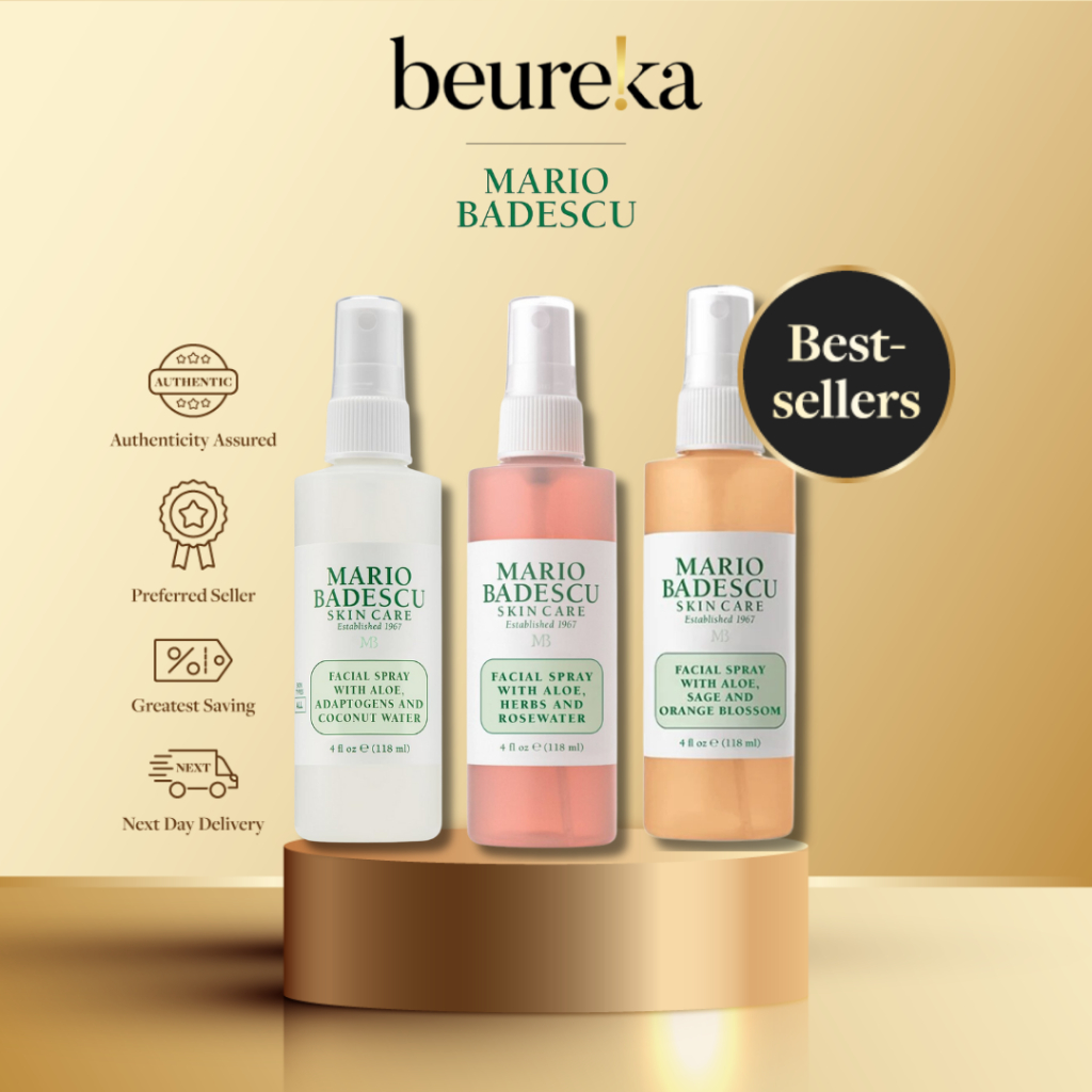 Mario Badescu Facial Spray Series 118ml/236ml[5 Types - Herb Rosewater ...