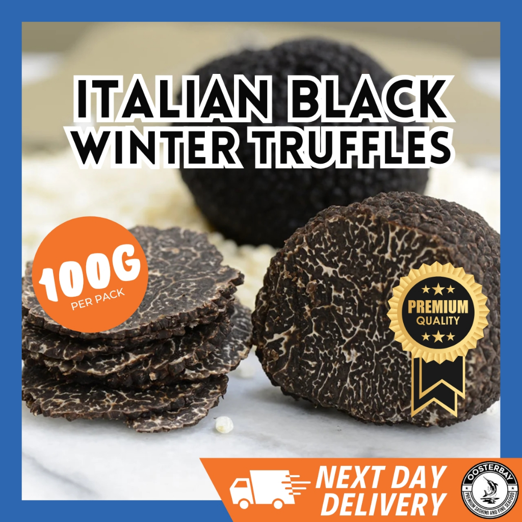 【OOSTERBAY】Fresh Italian Black Winter Truffles (100g) | Shopee Singapore