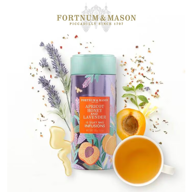 Fortnum and Mason Apricot Honey and Lavender Infusion Tea Bags 2g x 15ea - British Royal Tea ...