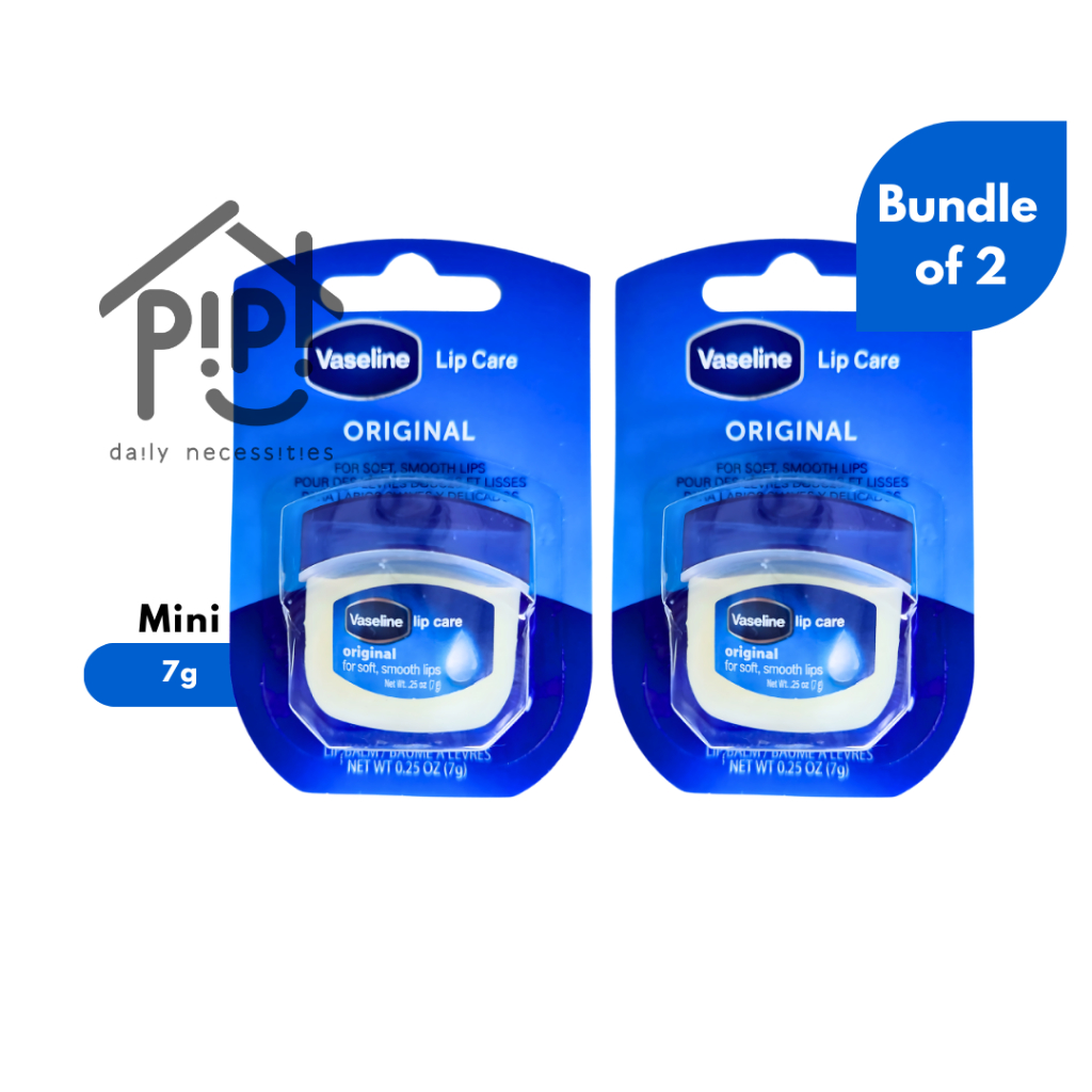 Vaseline Lip Care - Original 2 x 7g | Shopee Singapore