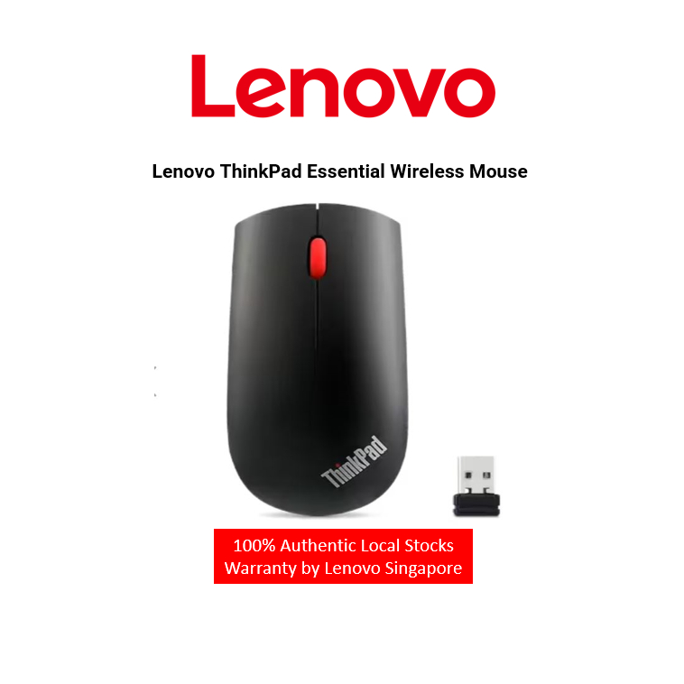 Lenovo ThinkPad Essential Wireless Mouse 4X30M56888 | Shopee Singapore