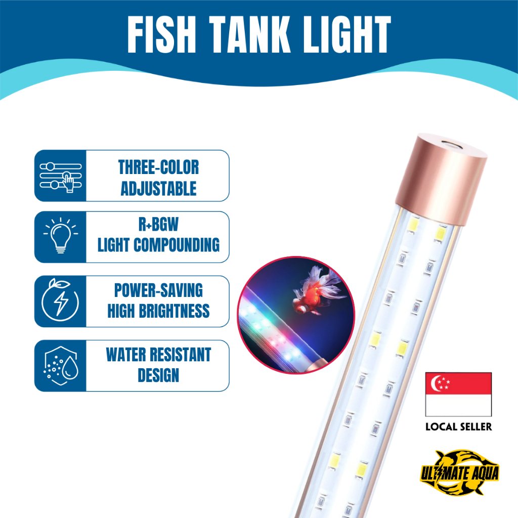 YEE LED Aquarium Light, RGB Water Resistant Aquarium Led Light For Fish ...