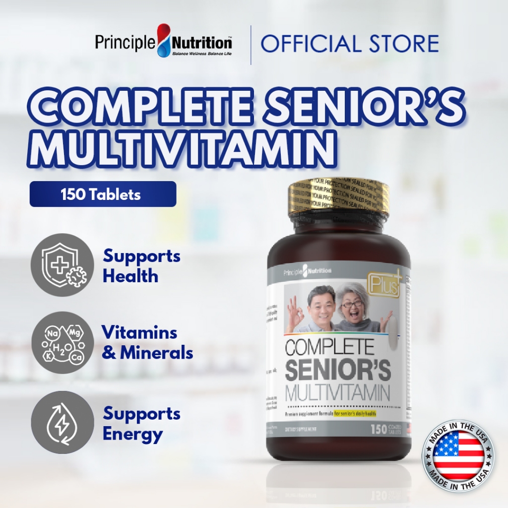Principle Nutrition PNPlus Complete Seniors' Multi Vitamin | 150S ...