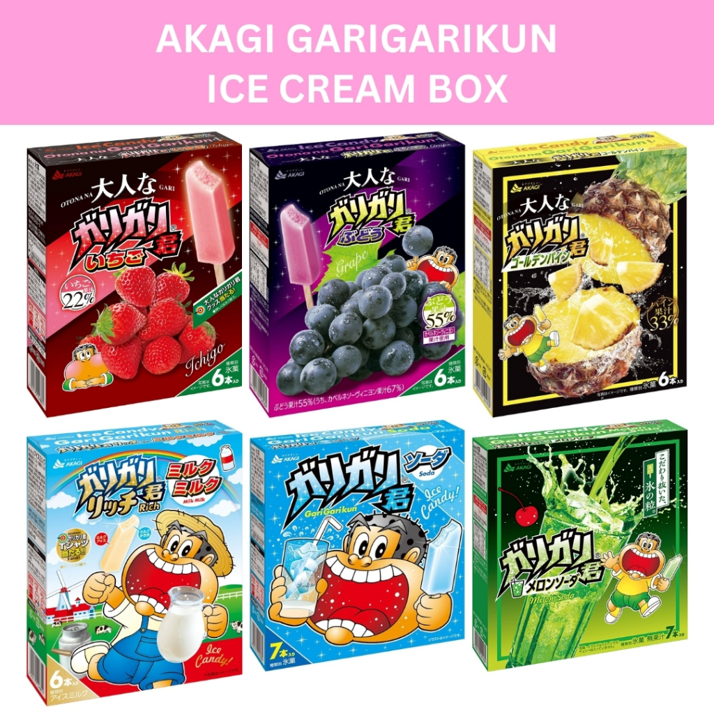 Akagi GarigariKun Ice Cream Box Assortment | Shopee Singapore