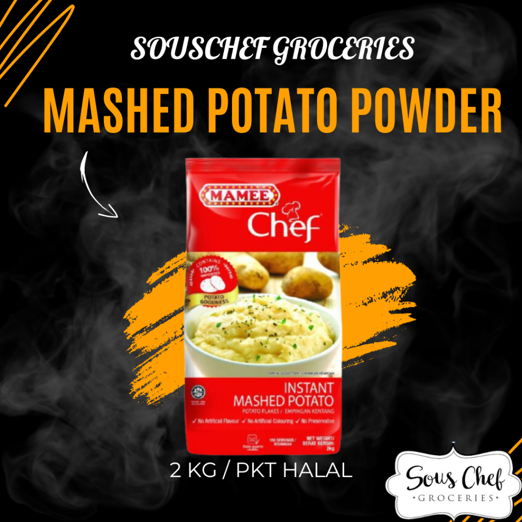 INSTANT MASHED POTATO POWDER 2KG/ PKT HALAL | Shopee Singapore