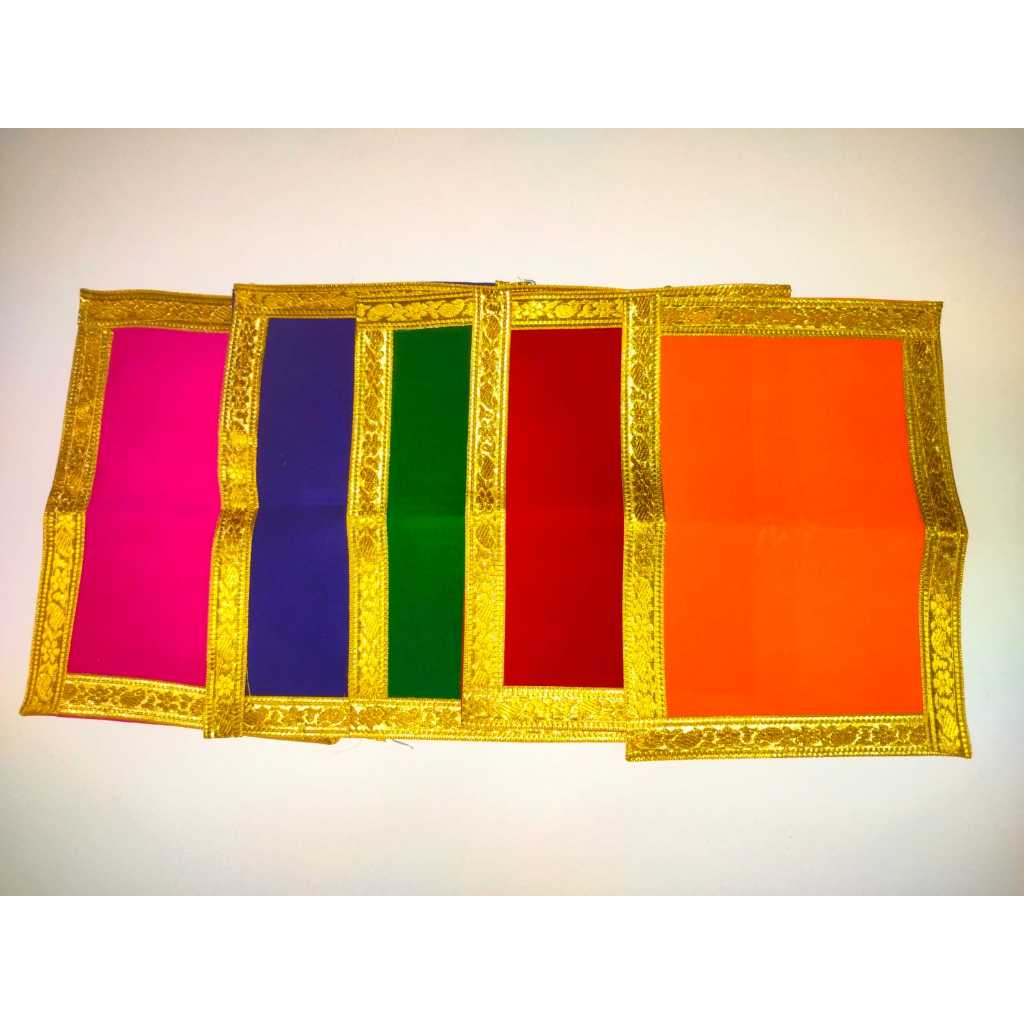 Small Pooja Mat Aasan Puja Aasan Decorative Cloth | Multipurpose Pooja ...
