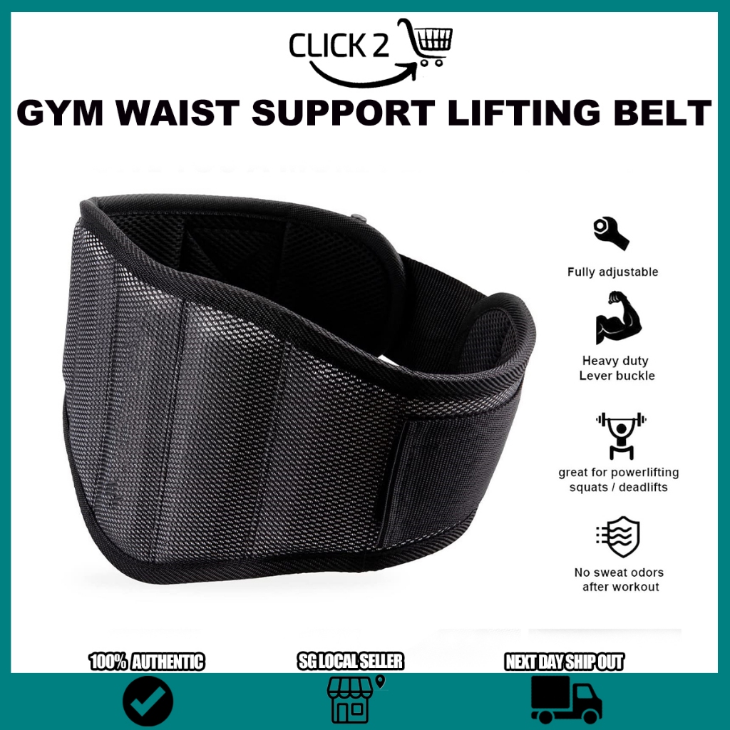 🔥SG🔥 Gym Waist Support Lifting Belt/ Weight Lifting Belt/ Comfortable ...
