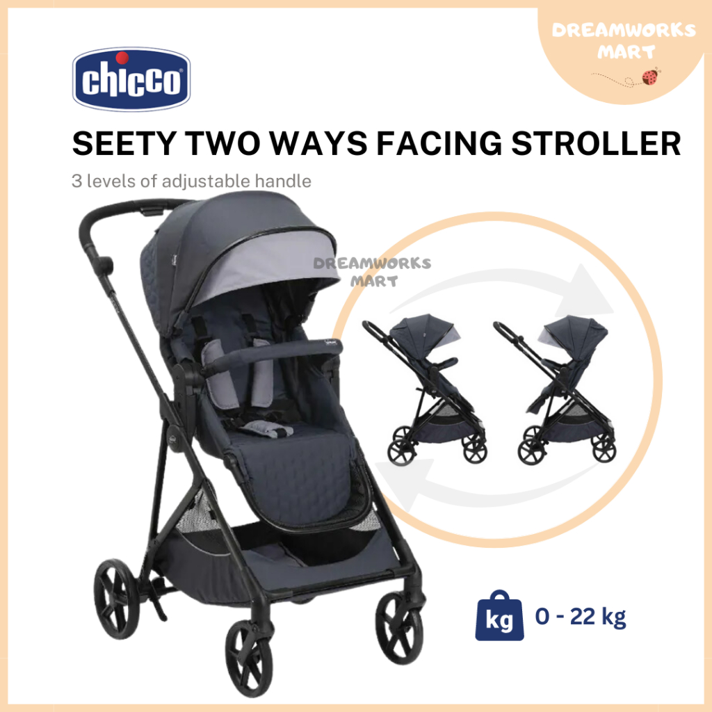 Chicco Seety Two Ways Facing Stroller | Shopee Singapore