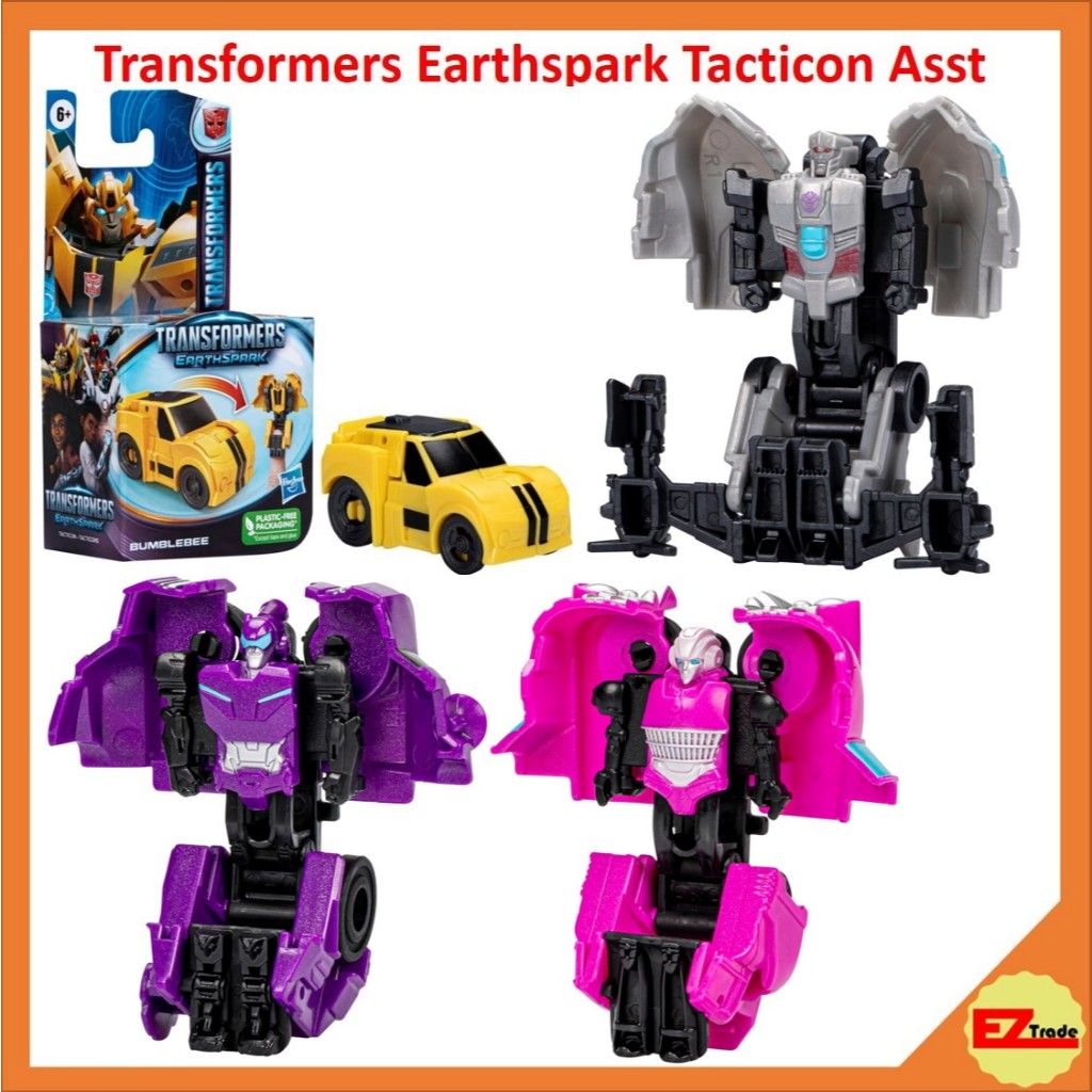 Hasbro Transformers EarthSpark Tacticon Figure Assortment - Bumblebee ...