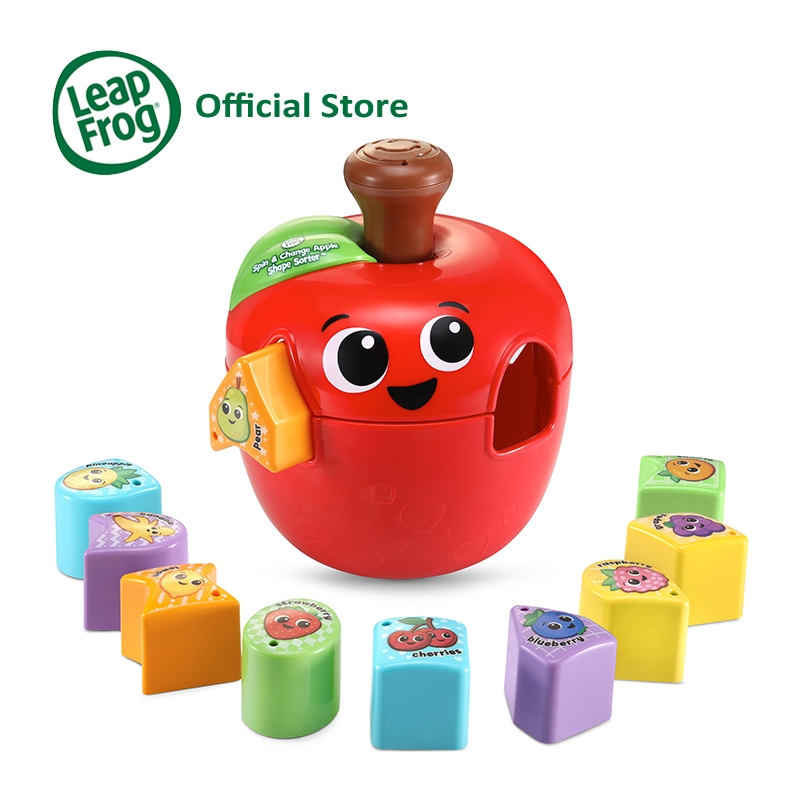 LeapFrog Spin and Change Apple Shape Sorter | Shape Sorter Toy | Baby ...
