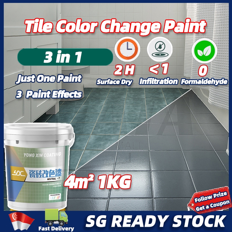 【SG Stock】Tile Paint Duty Epoxy Floor Paint Tile Color Changing ...