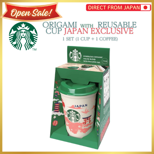 Starbucks Origami with Reusable Cup Japan Exclusive set【Direct from ...