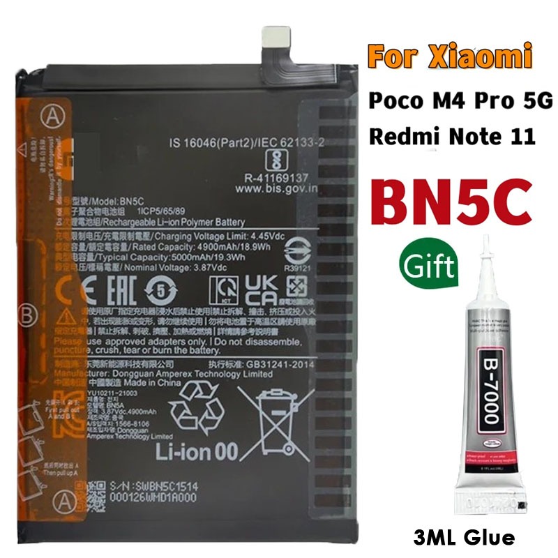 Xiaomi Poco M4 Pro 5G Redmi Note 11 BN5C 5000mAh Battery | Shopee Singapore