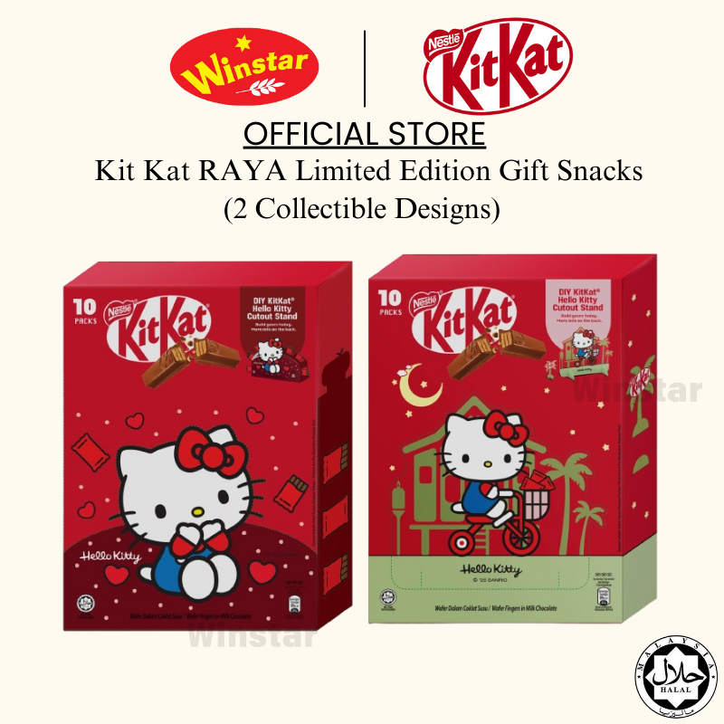 [RAYA Gift] Kit Kat RAYA Gift Snacks | Chocolate Bar | Hello Kitty ...