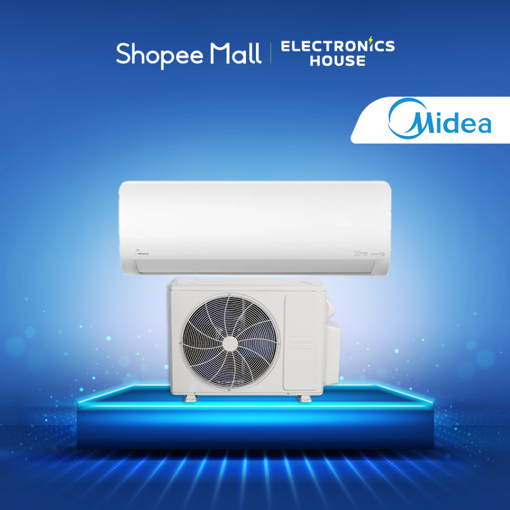 [System 1] Midea XtremeSave Inverter Single Split Aircon | Shopee Singapore
