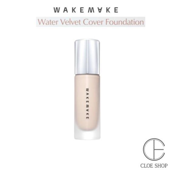 WAKEMAKE Water Velvet Cover Foundation 30ml | Shopee Singapore