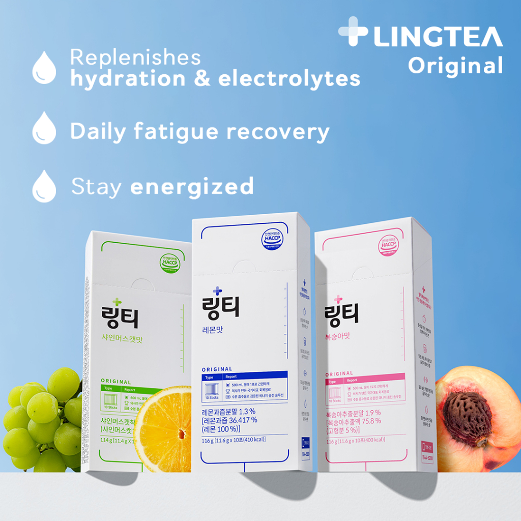 [LINGTEA official] Lingtea Original All Flavor Set with Free Gift / Korean Health Product ...