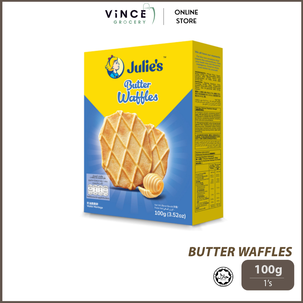 JULIE'S Butter Waffles | 100G | Shopee Singapore