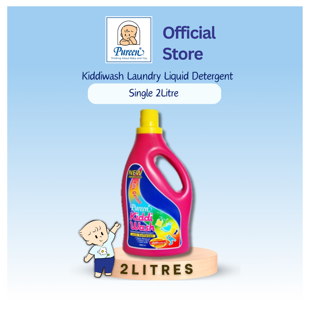 Pureen Kiddiwash Liquid Detergent 2 litres | Shopee Singapore