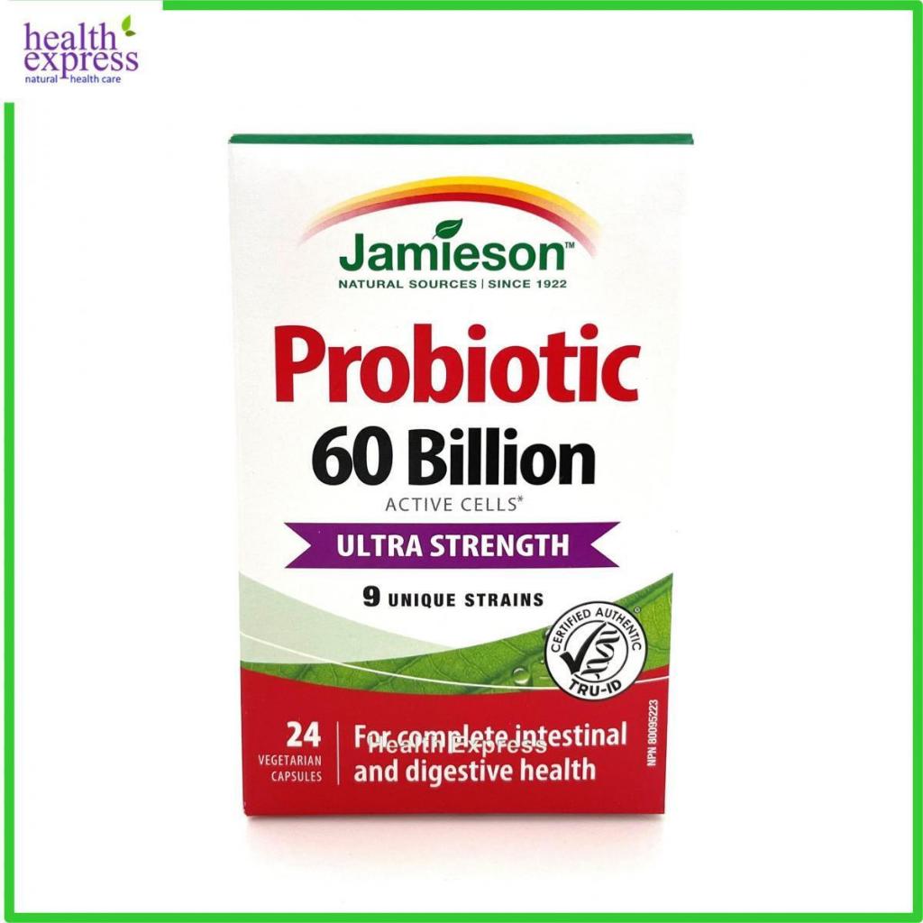 Jamieson - Ultra Strength Probiotic 60 Billion 24 capsules (RANDOM ...