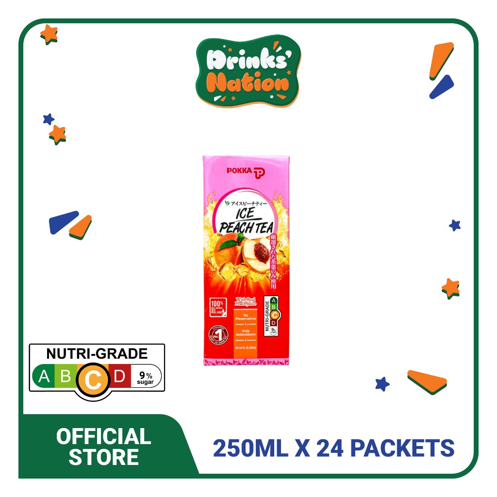 [Wholesale - 24s] Pokka Ice Peach Tea (Packet 250ml) | Shopee Singapore