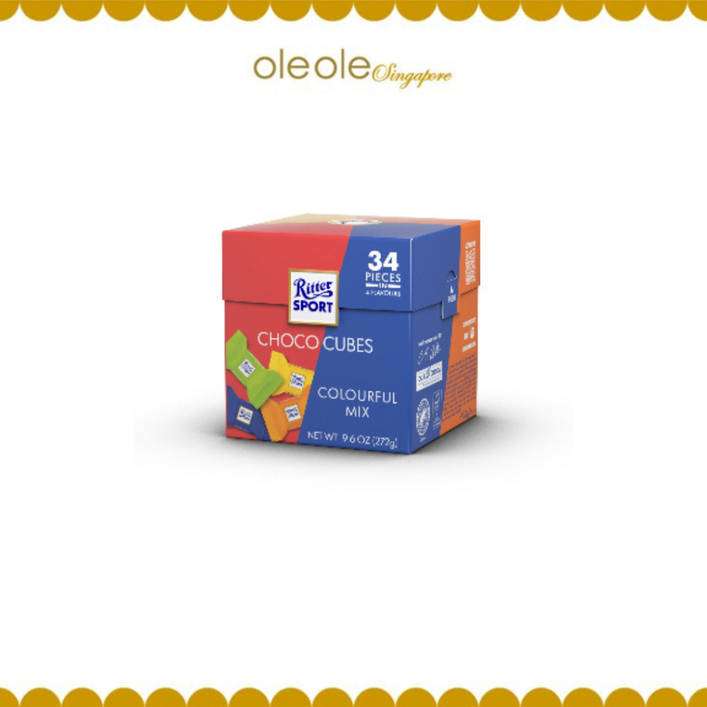 Ritter Sport TR Choco Cubes Box Colourful Mix 272g (EXP 6 Sep 2024 ...