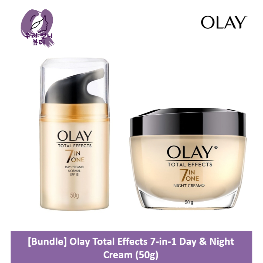 [Bundle] Olay Total Effects 7-in-1 Day & Night Cream (50g) | Shopee ...