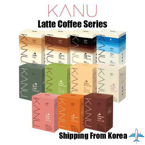 [Maxim] Kanu Latte Coffee Bulk Type 30T / 24T Korean Coffe｜Latte ...