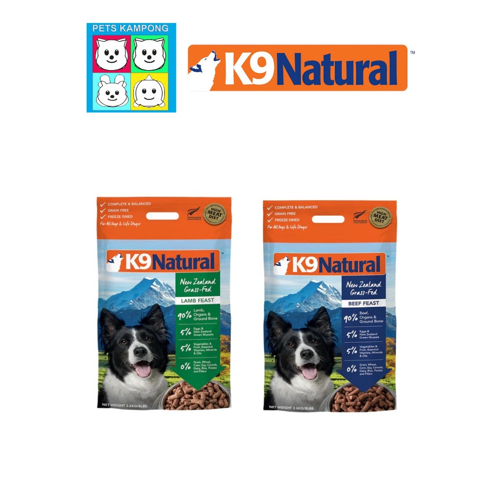 K9 Natural Freeze Dried Food 3.6kg | Shopee Singapore