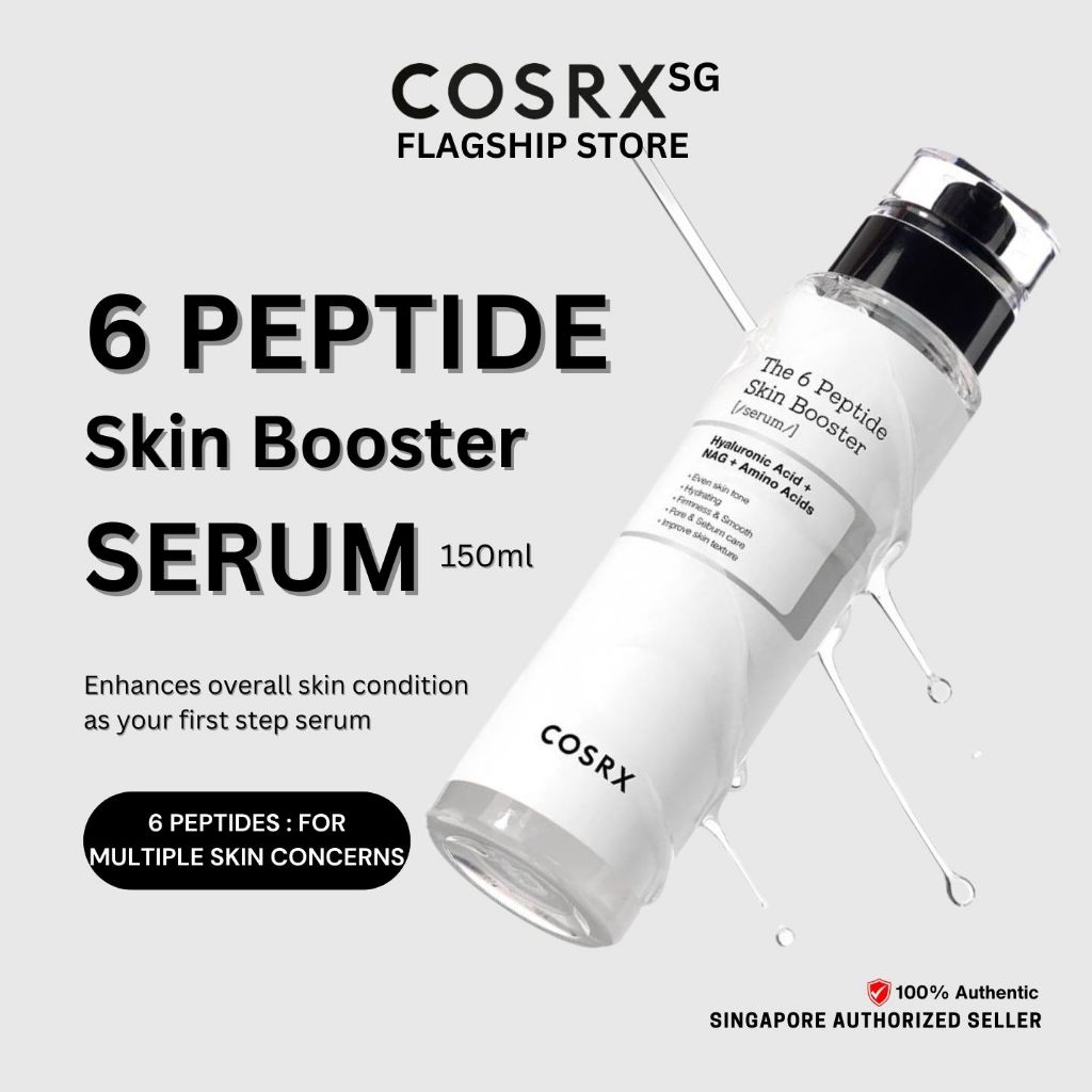 Cosrx The 6 Peptide Skin Booster Serum 150ml(Multiple Skin Benefits ...