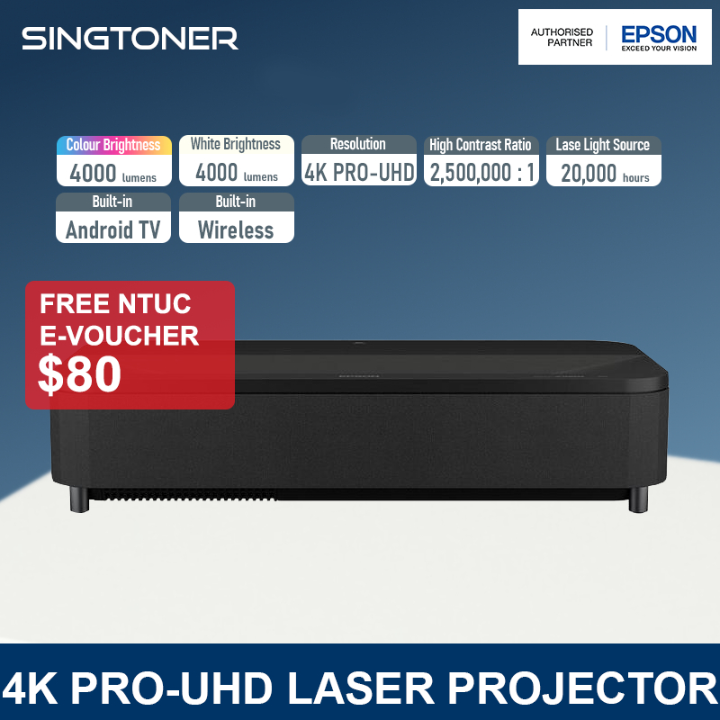 [Local Warranty] Epson Home Theatre EpiqVision Ultra EH-LS800B LS800 ...